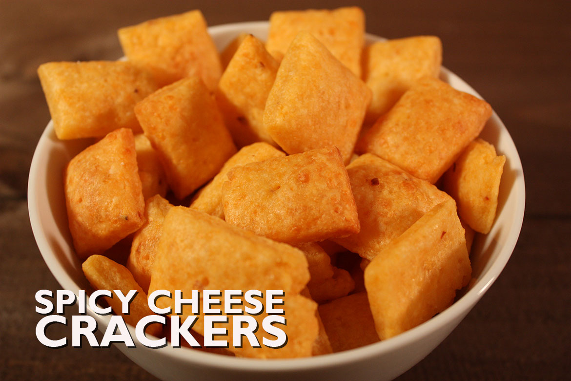 Spicy Cheese Crackers - Don't Sweat The Recipe