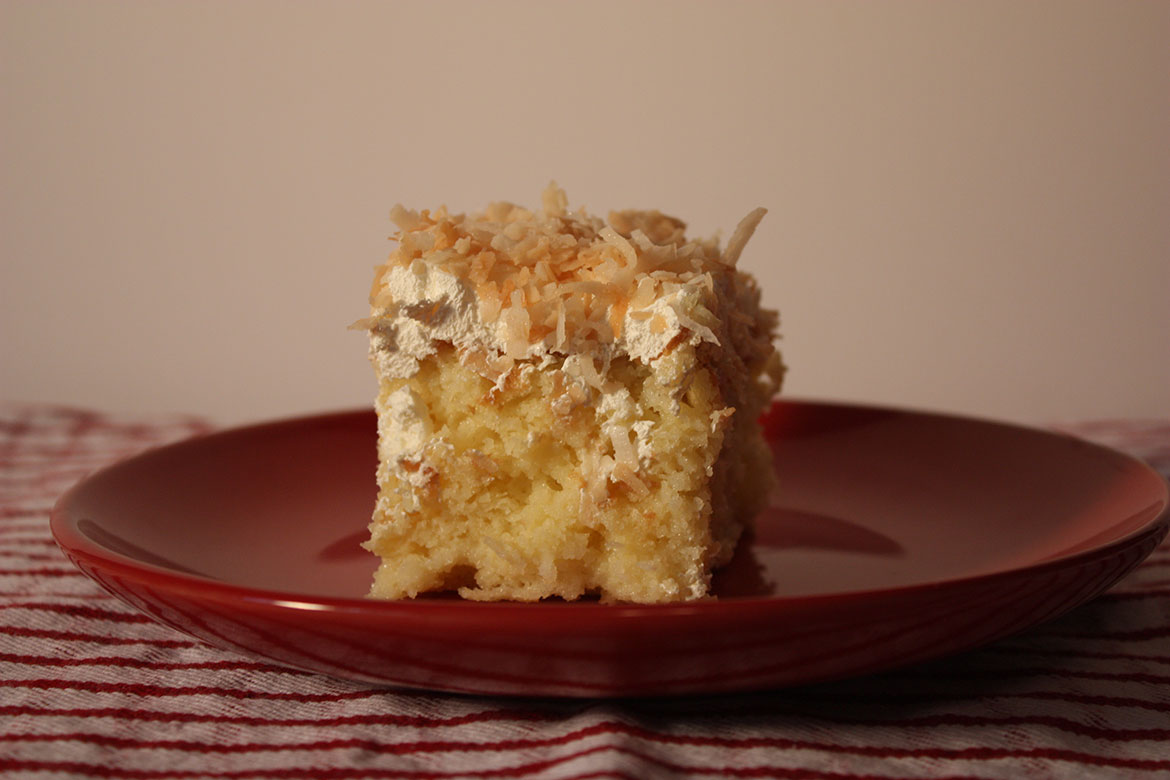 Easy Coconut Sheet Cake - Don't Sweat The Recipe