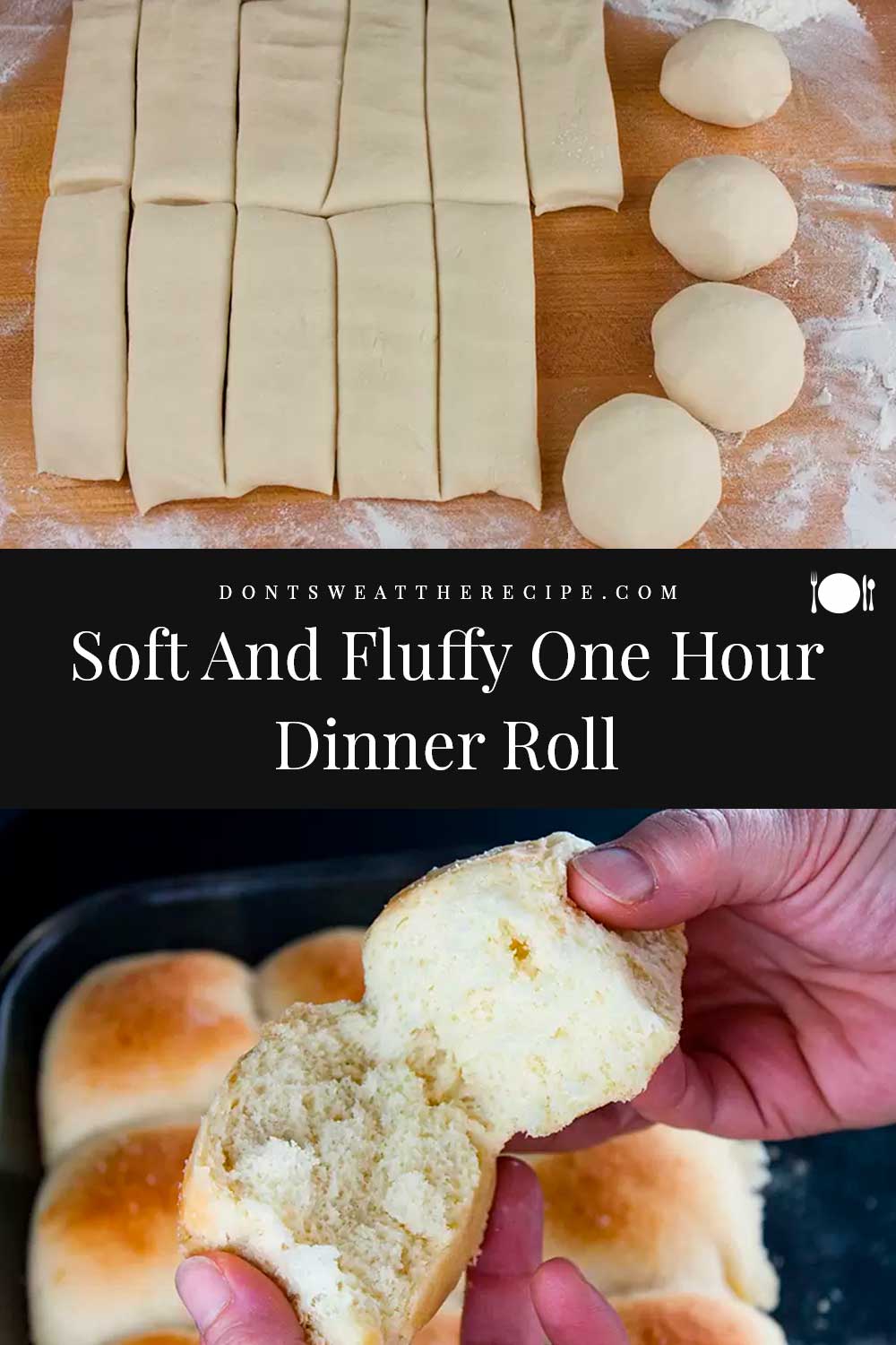 Soft and Fluffy One Hour Dinner Rolls - Don't Sweat The Recipe