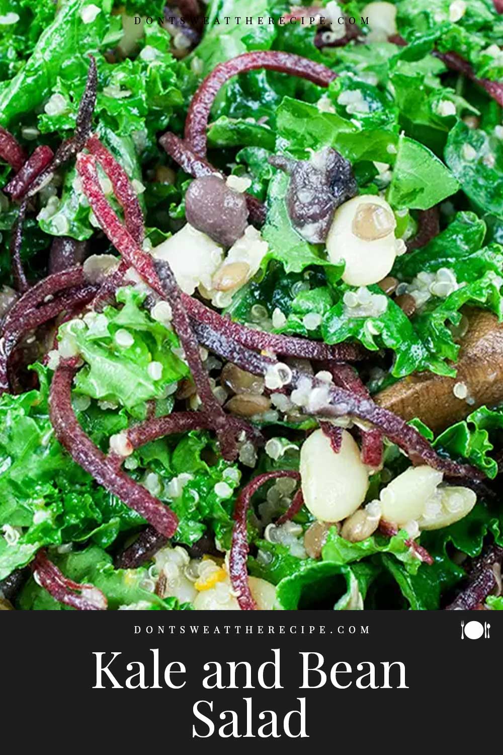 Kale and Bean Salad - Don't Sweat The Recipe