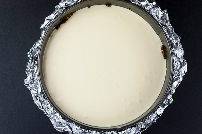 Smooth Creamy Cheesecake (strawberry topping) - Don't Sweat The Recipe