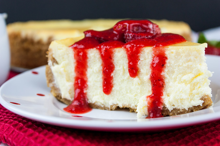 Smooth and Creamy Cheesecake - Don't Sweat The Recipe