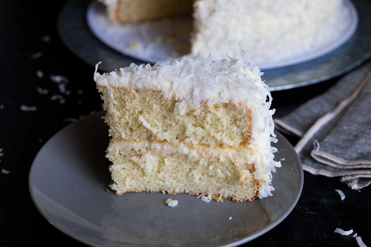 Easy Classic Coconut Cake - Don't Sweat The Recipe