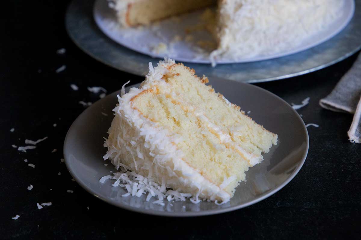Easy Classic Coconut Cake - Don't Sweat The Recipe
