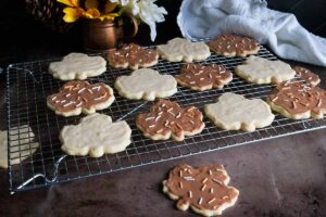Maple Glazed Shortbread Cookies Recipe - Don't Sweat The Recipe