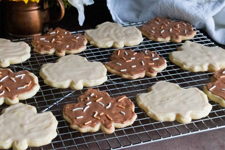 Maple Glazed Shortbread Cookies Recipe - Don't Sweat The Recipe