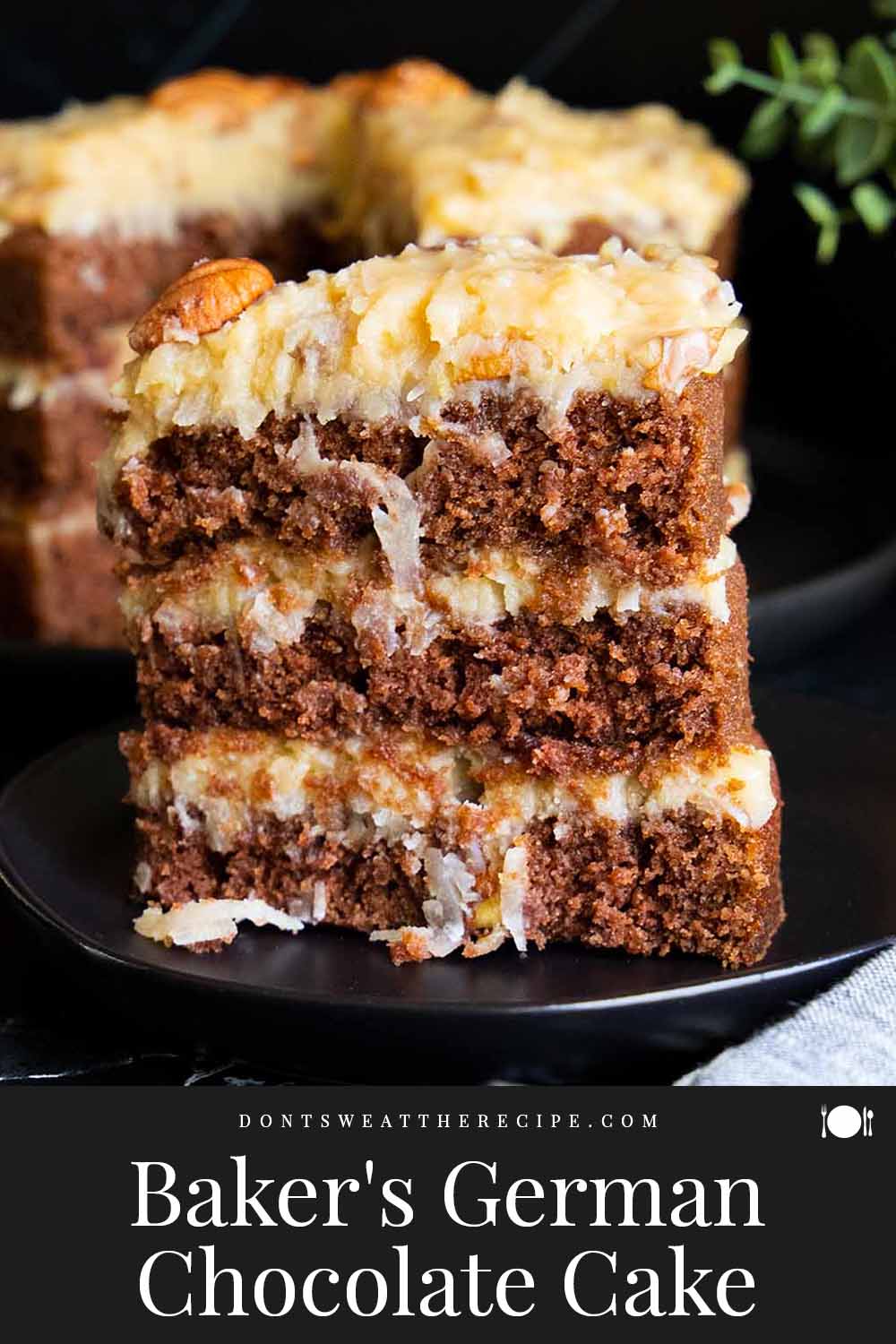 Original Baker's German Chocolate Cake - Don't Sweat The Recipe