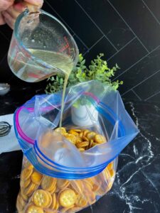 Cheesy Ranch Ritz Bits Crackers - Don't Sweat The Recipe