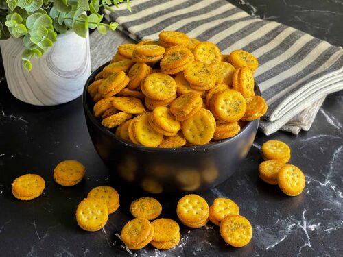 Cheesy Ranch Ritz Bits Crackers - Don't Sweat The Recipe