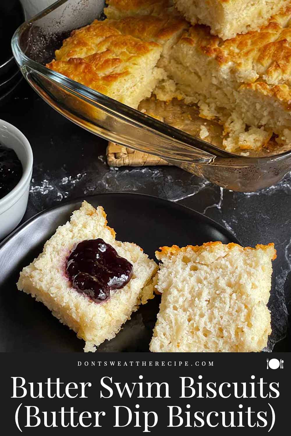 Easy Homemade Butter Swim Biscuits - Don't Sweat The Recipe