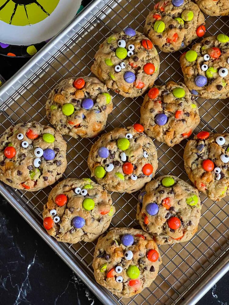 Halloween Monster Eye Cookies - Don't Sweat The Recipe