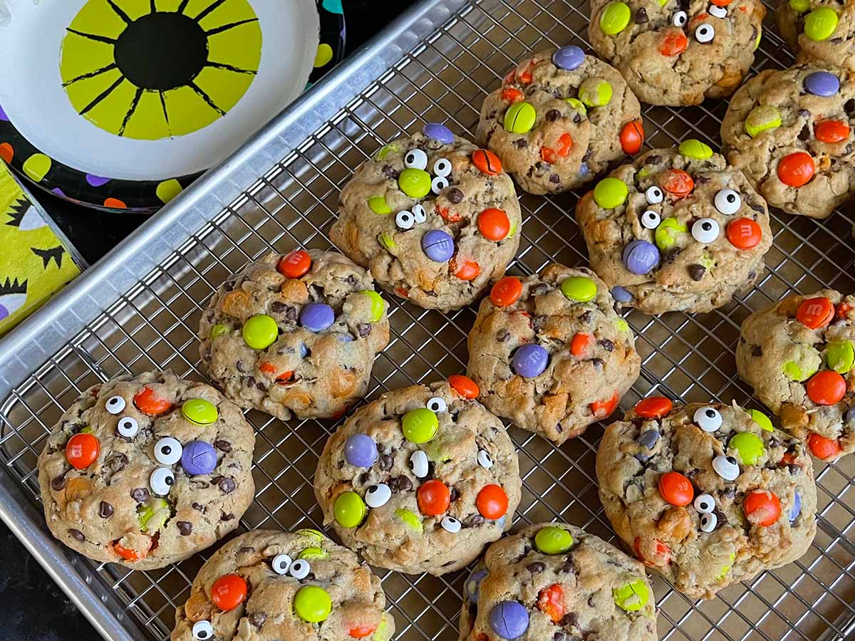 Halloween Monster Eye Cookies - Don't Sweat The Recipe