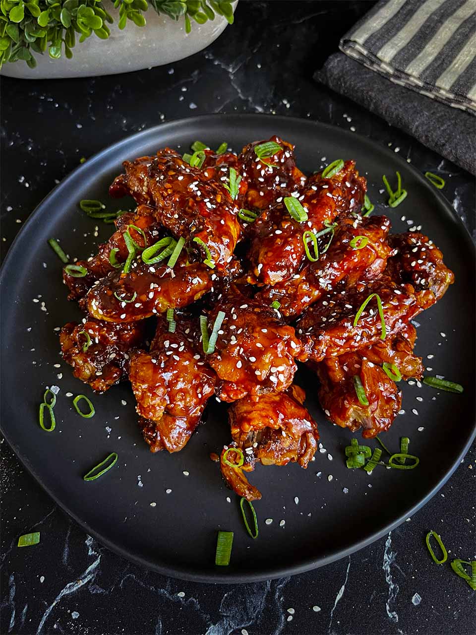 Crispy Baked Asian Chicken Wings - Don't Sweat The Recipe