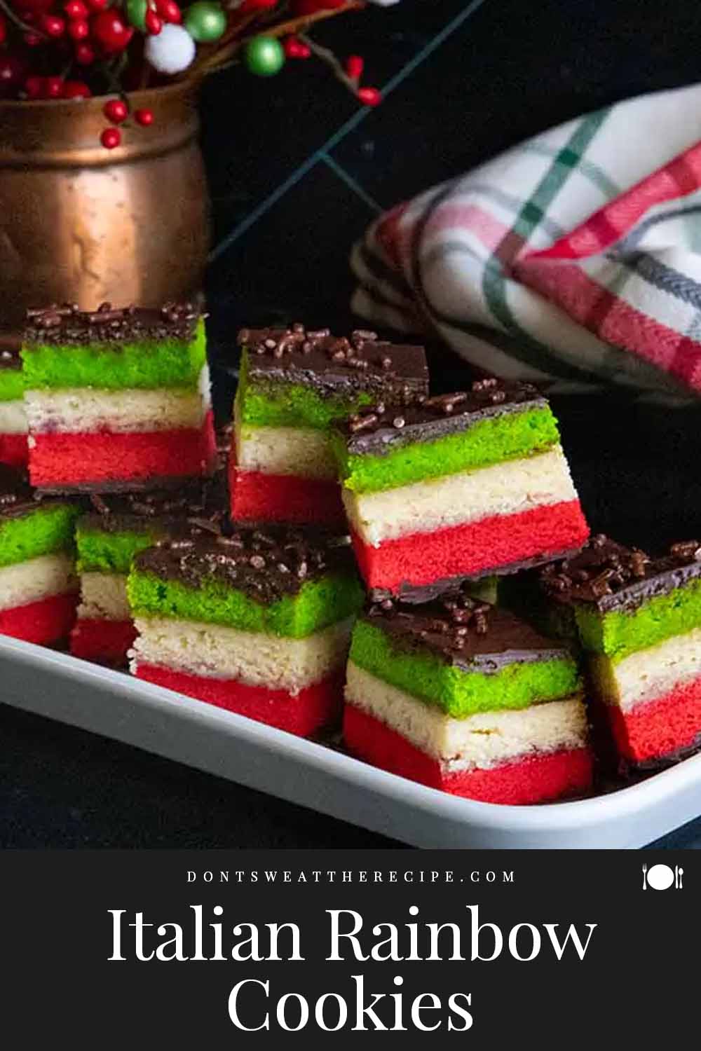 Italian Rainbow Cookies Recipe - Don't Sweat The Recipe