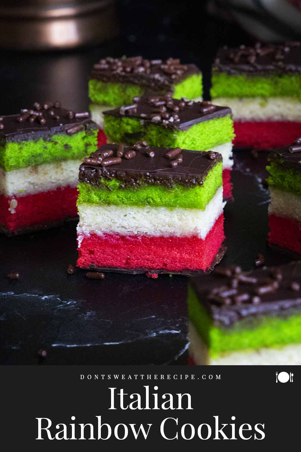 Italian Rainbow Cookies Recipe - Don't Sweat The Recipe