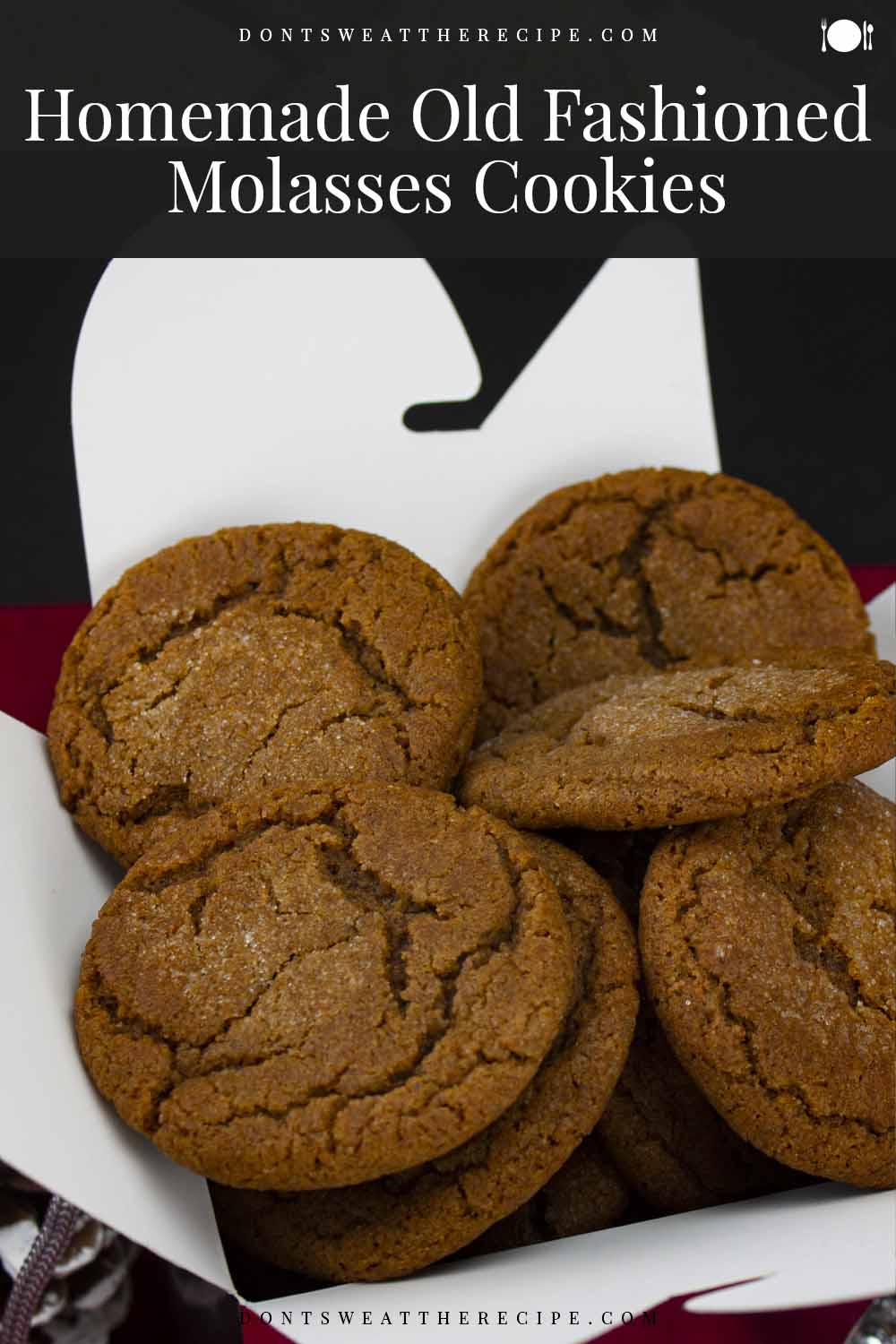 Best Homemade Old Fashioned Molasses Cookies - Don't Sweat The Recipe