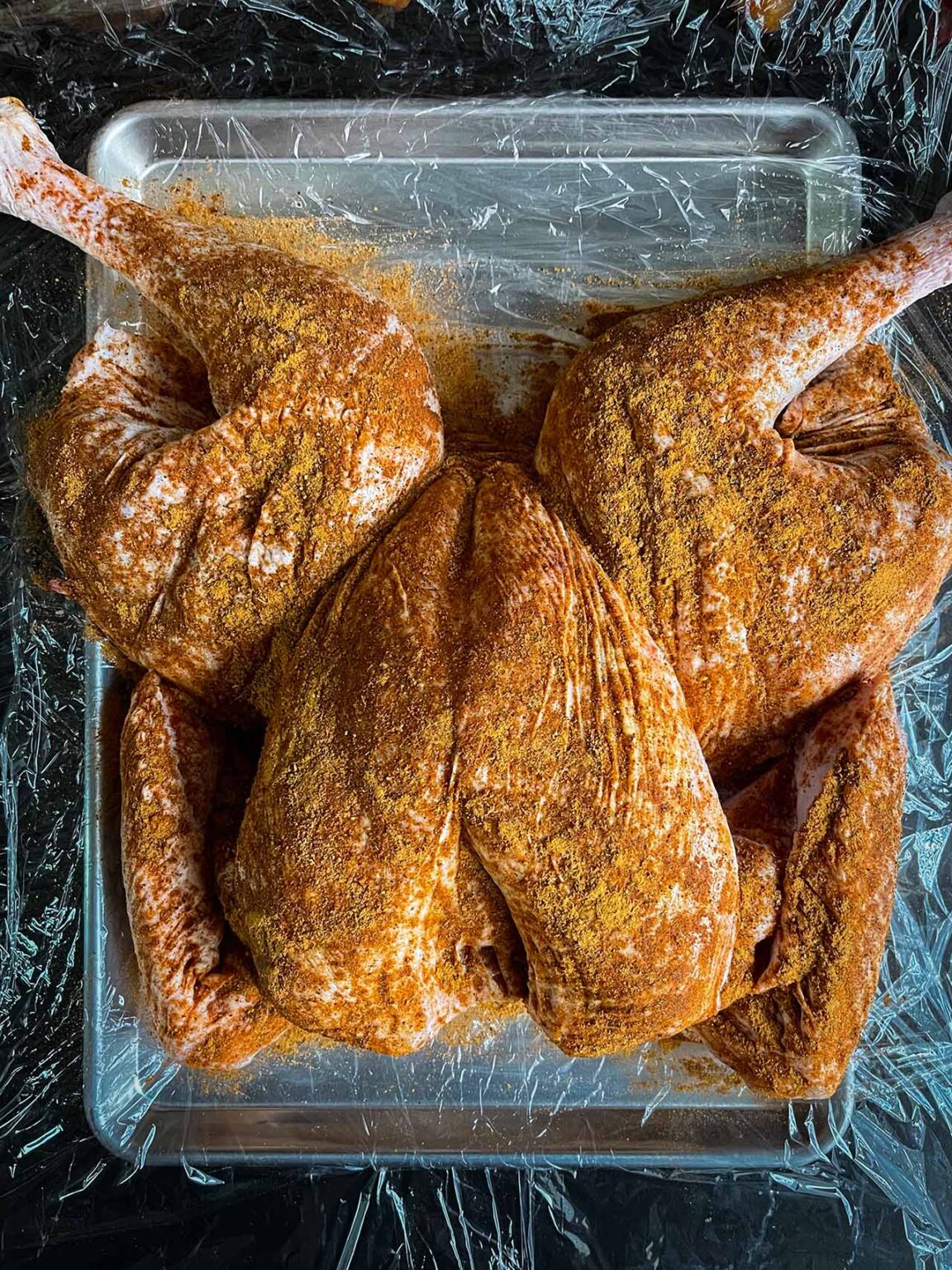 Dry Brined Spatchcock Turkey - Don't Sweat The Recipe