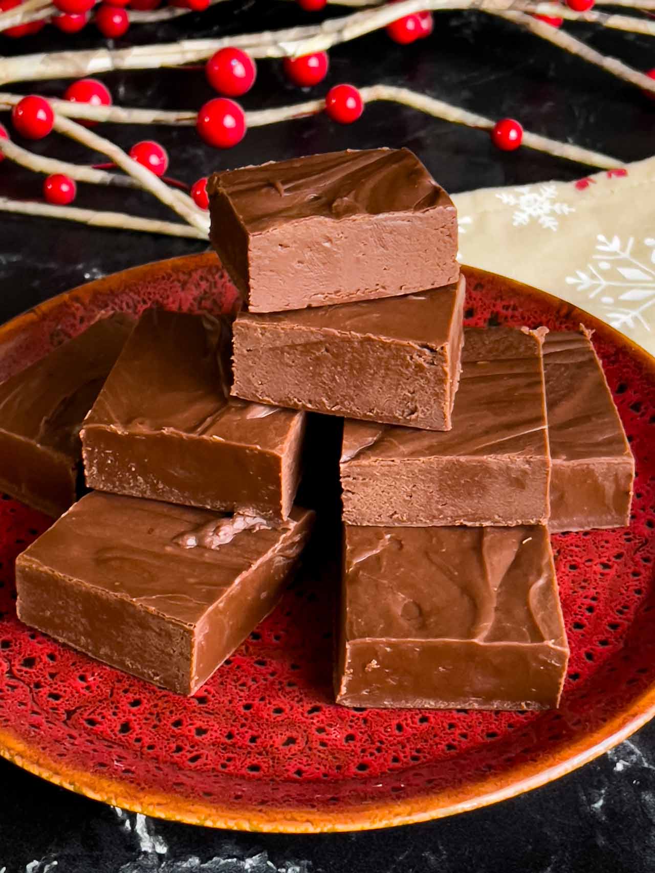 Extra Dark Chocolate Fudge - Don't Sweat The Recipe