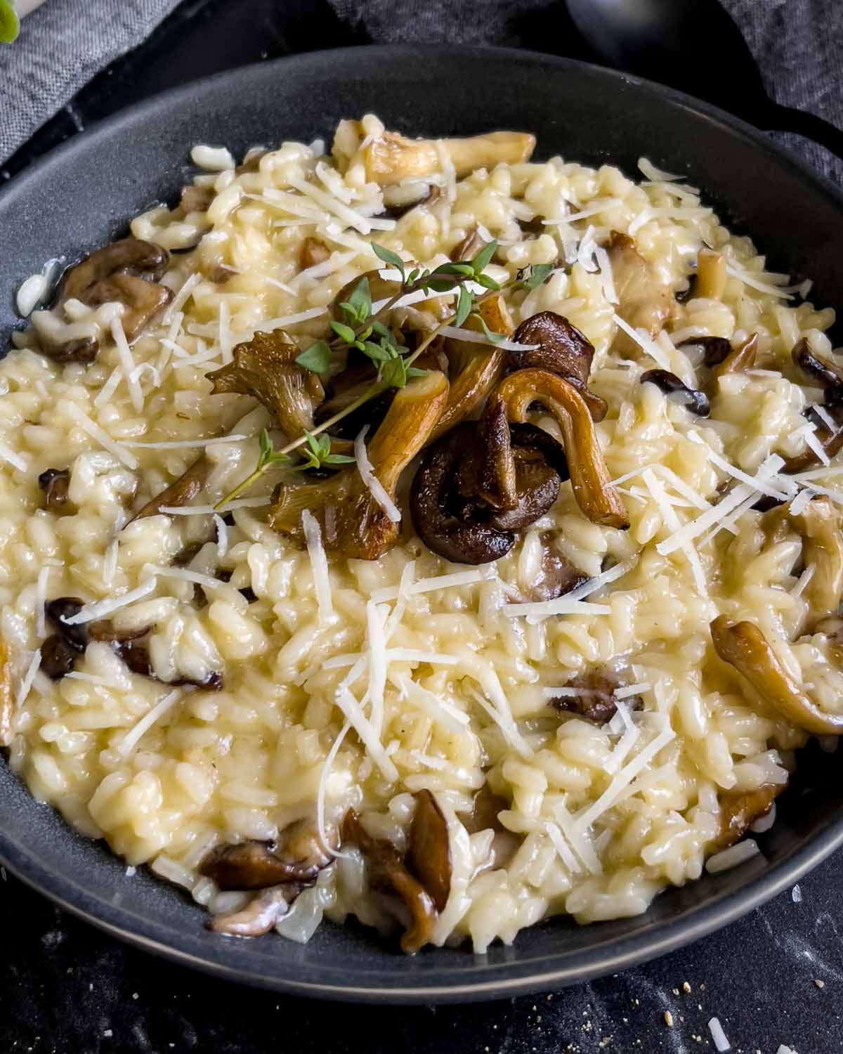 Creamy Mushroom Risotto - Don't Sweat The Recipe