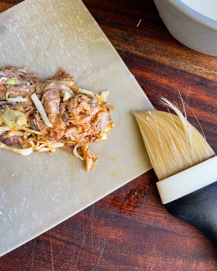 Redneck Egg Rolls (Pulled Pork Egg Rolls) - Don't Sweat The Recipe