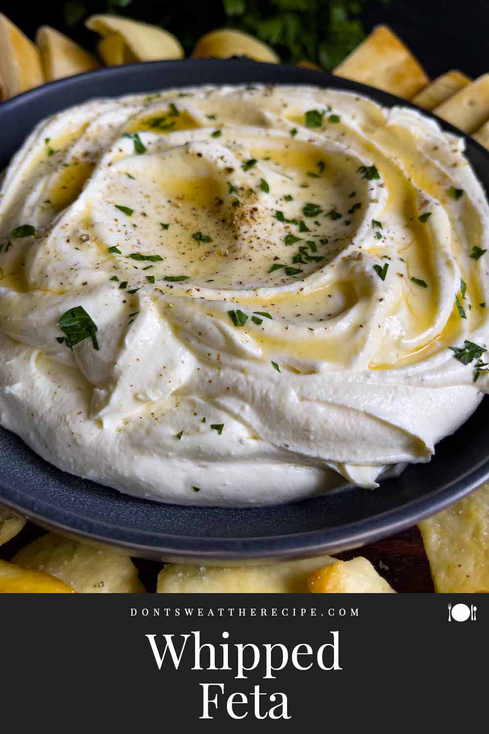 Creamy Whipped Feta Dip - Don't Sweat The Recipe