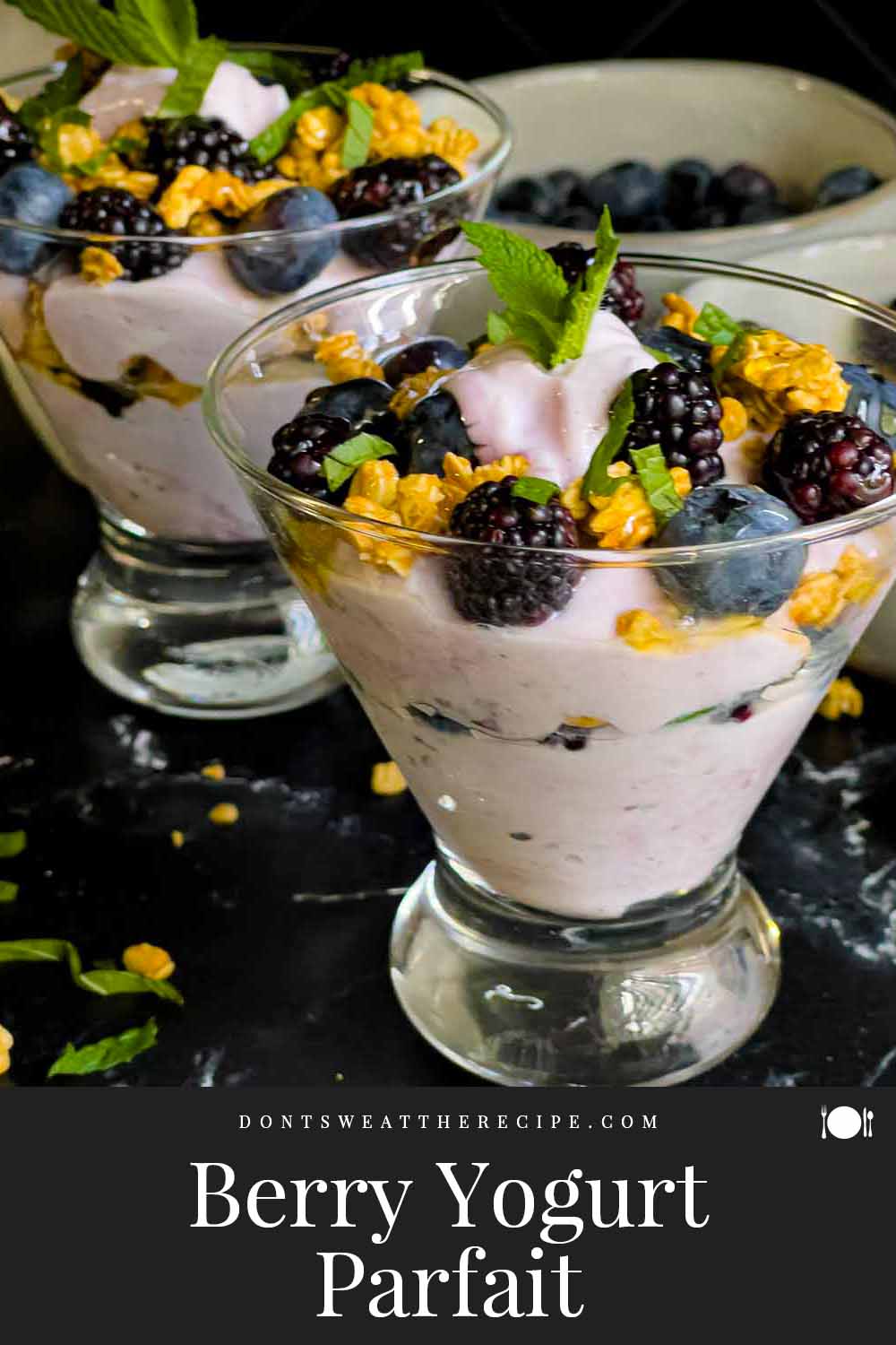 Berry Yogurt Parfait - Don't Sweat The Recipe