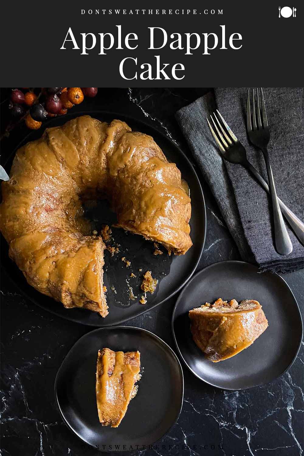 Apple Dapple Cake (Apple Bundt Cake) - Don't Sweat The Recipe