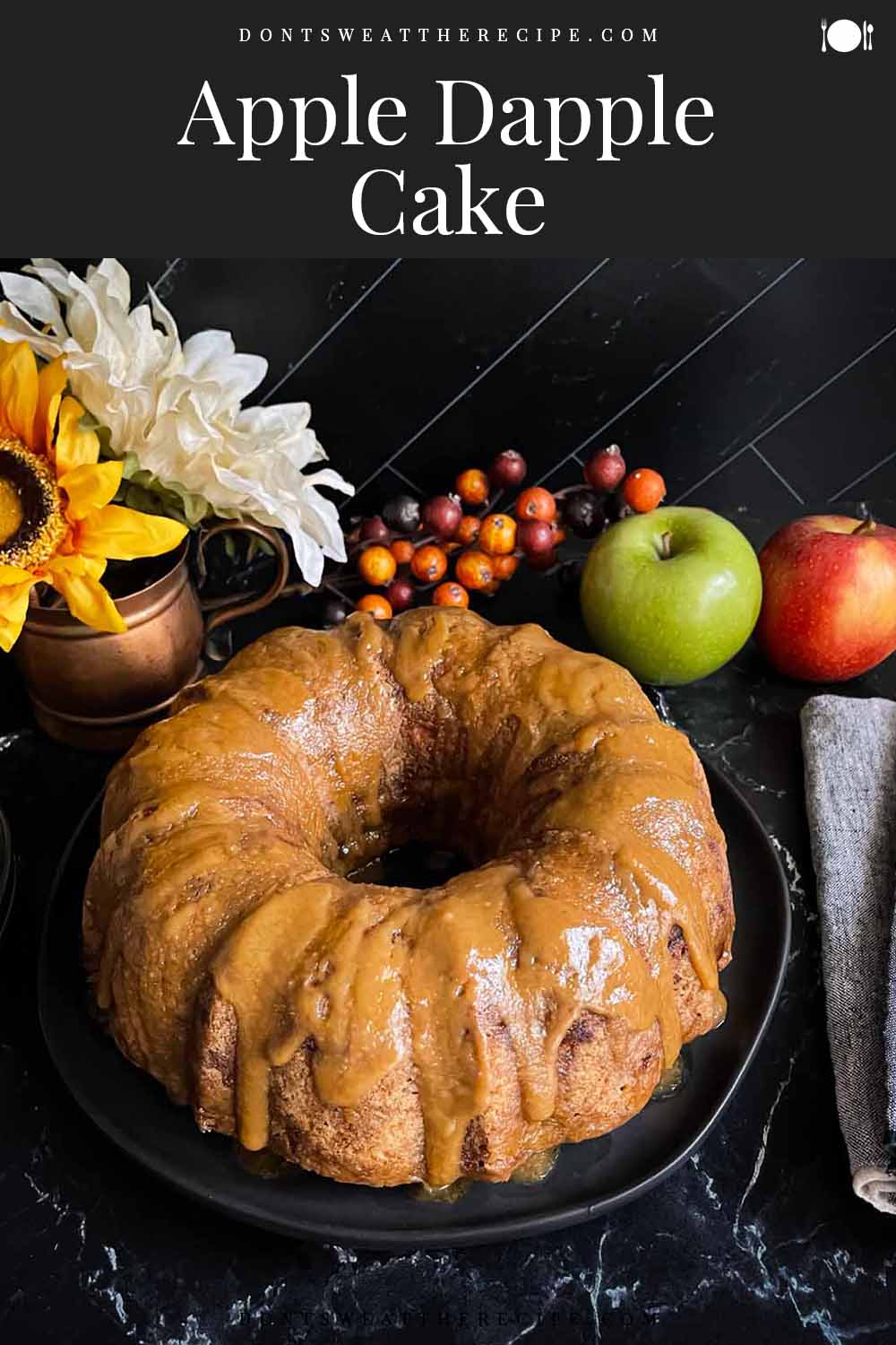 Apple Dapple Cake (Apple Bundt Cake) - Don't Sweat The Recipe
