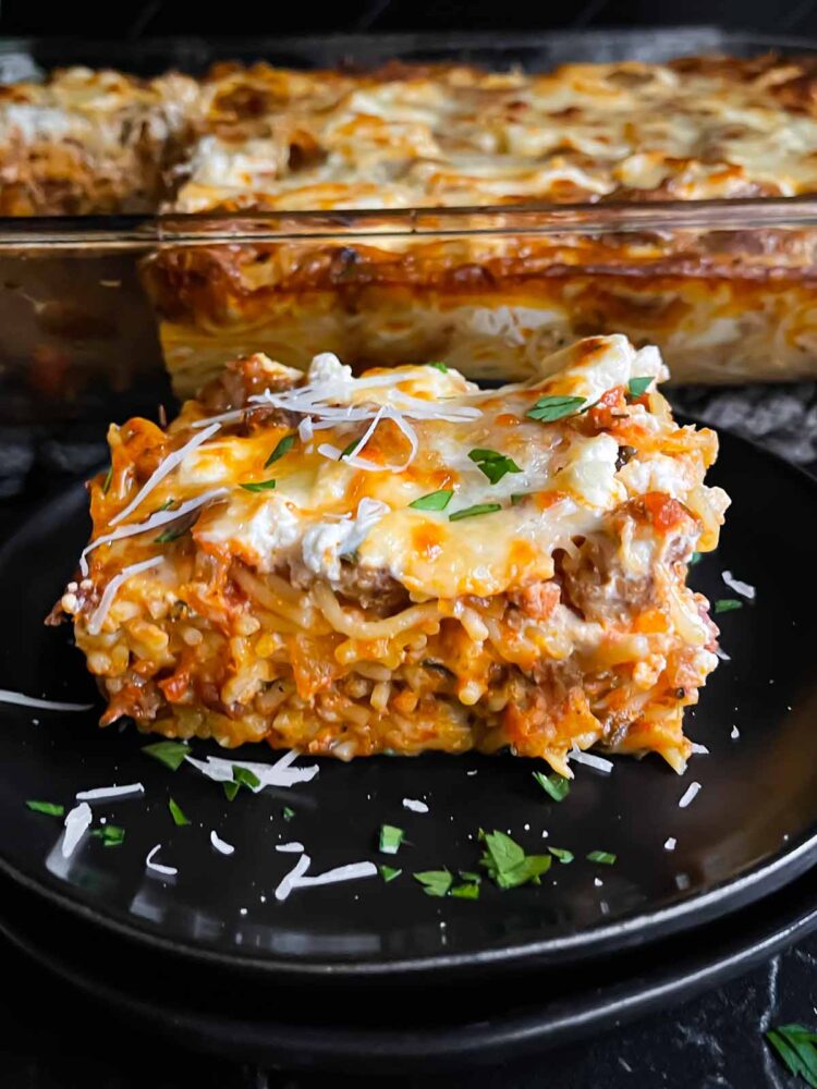Baked Spaghetti (Million Dollar Spaghetti) - Don't Sweat The Recipe
