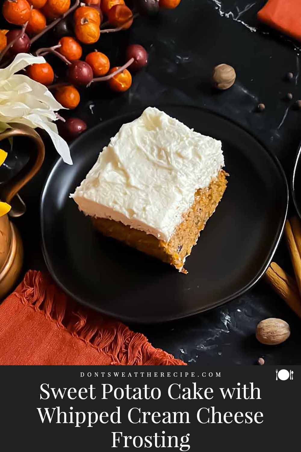 Sweet Potato Cake - Don't Sweat The Recipe