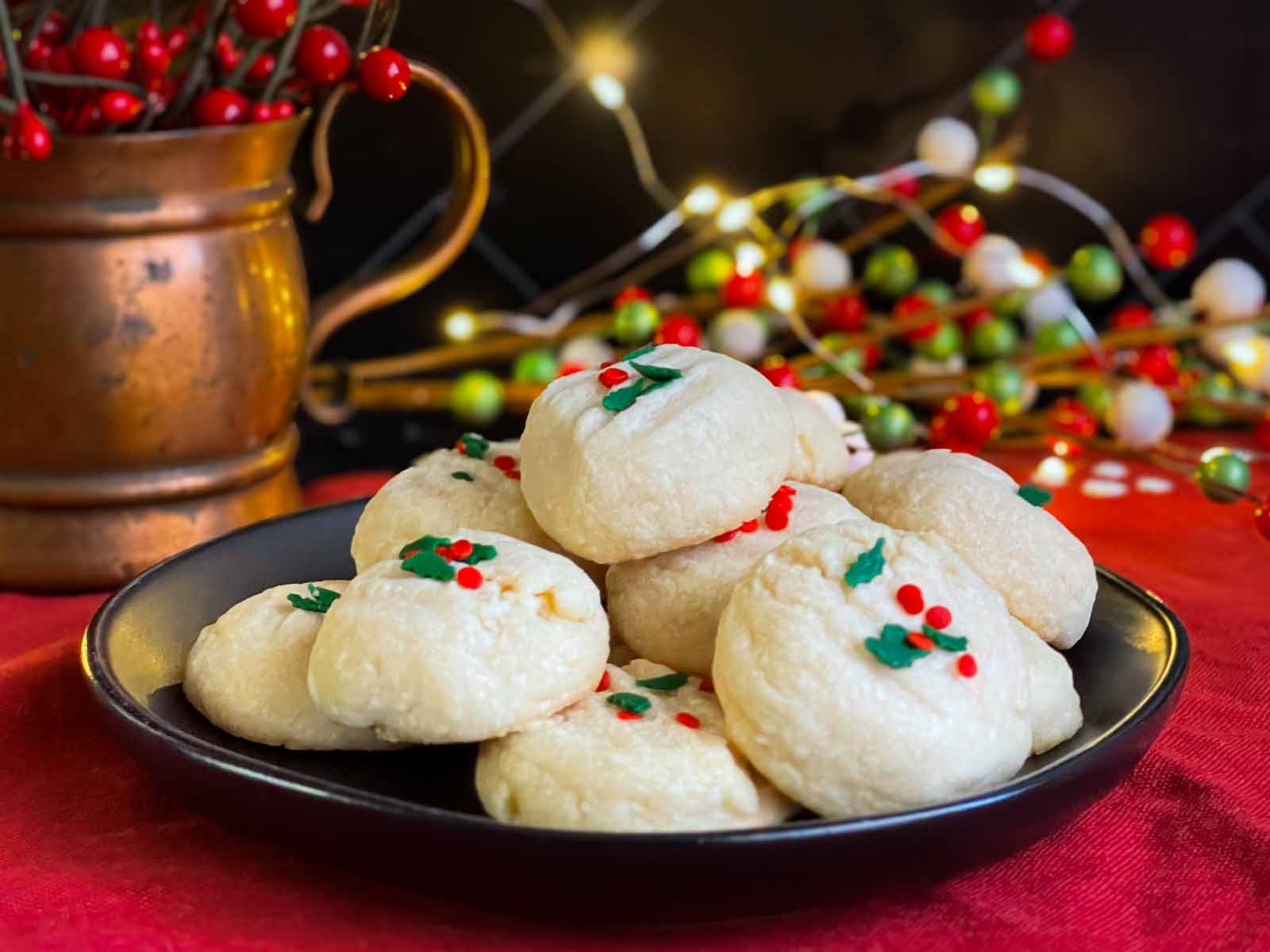 Whipped Shortbread Cookies - Don't Sweat The Recipe