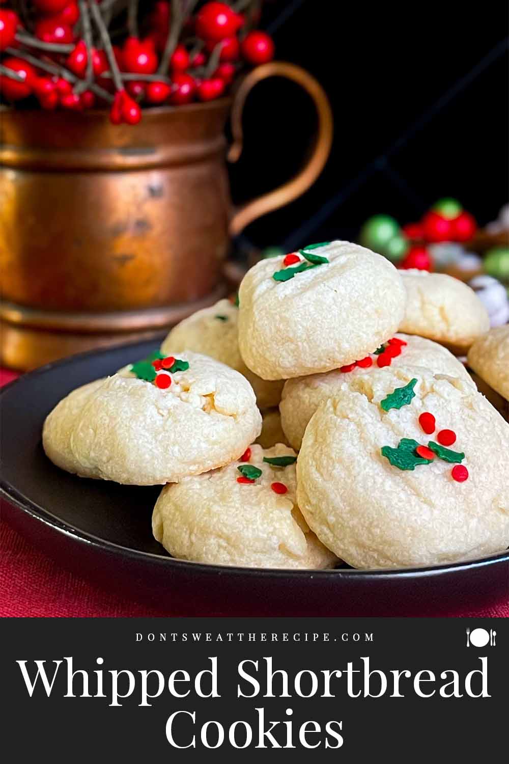 Whipped Shortbread Cookies - Don't Sweat The Recipe