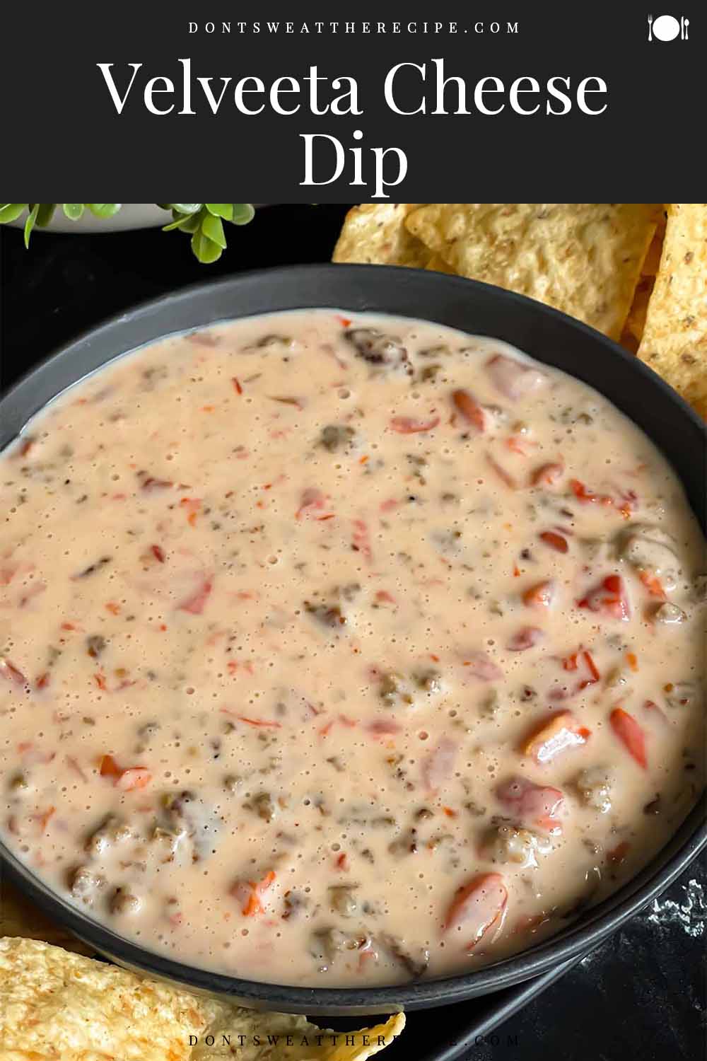 Velveeta Cheese Dip - Don't Sweat The Recipe