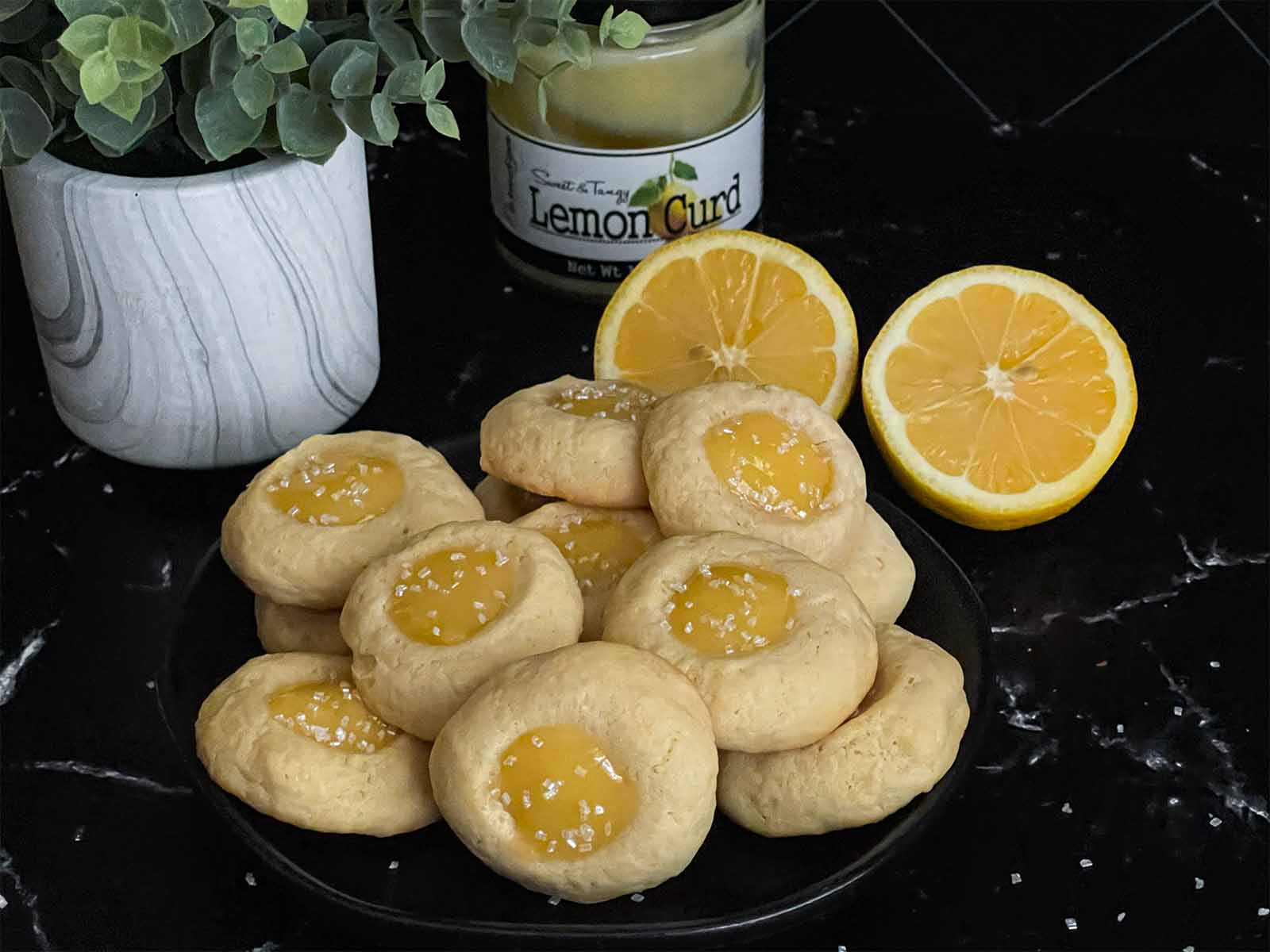 Lemon Thumbprint Cookies - Don't Sweat The Recipe