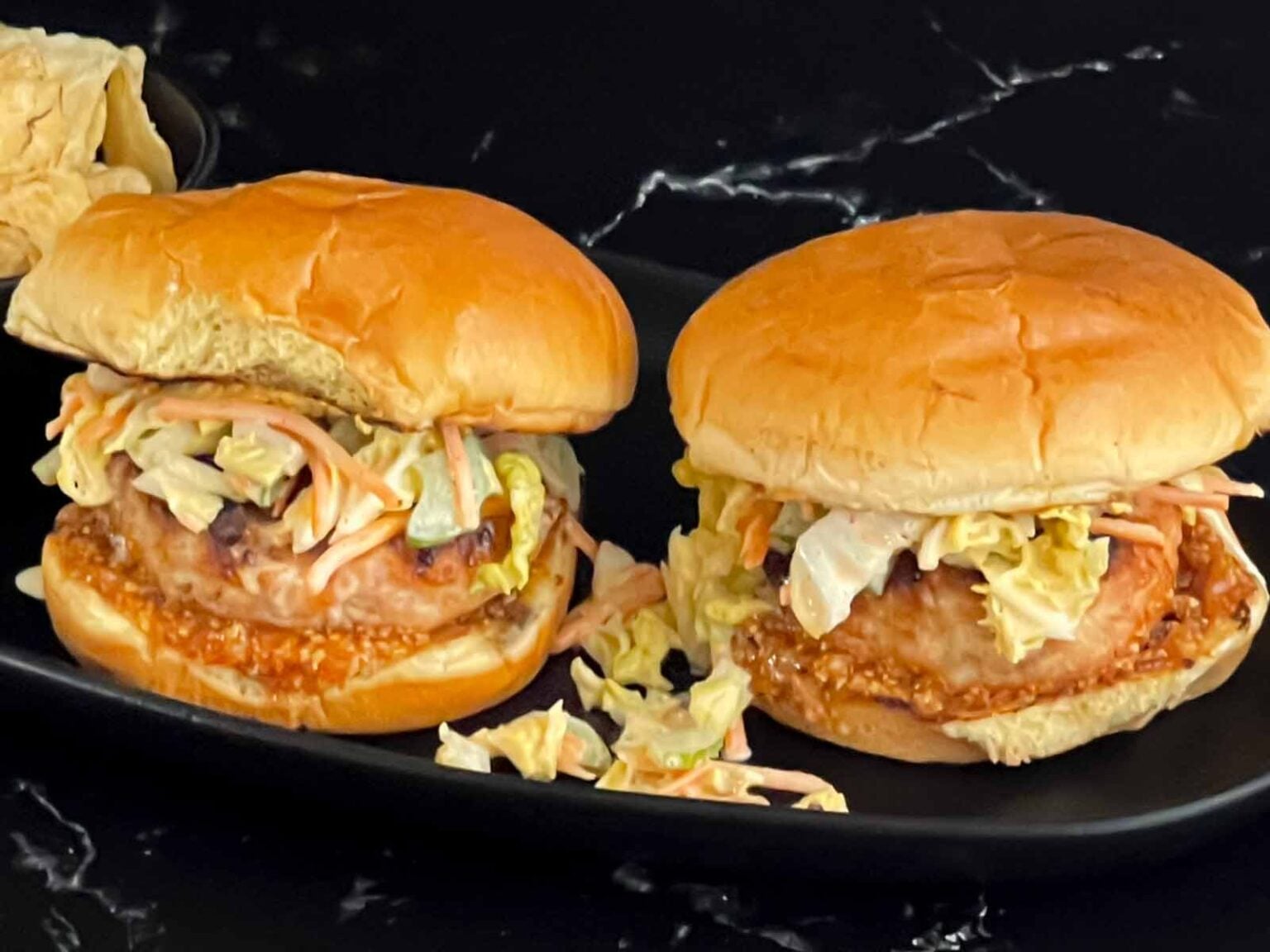 Carolina Grilled Chicken Burgers - Don't Sweat The Recipe