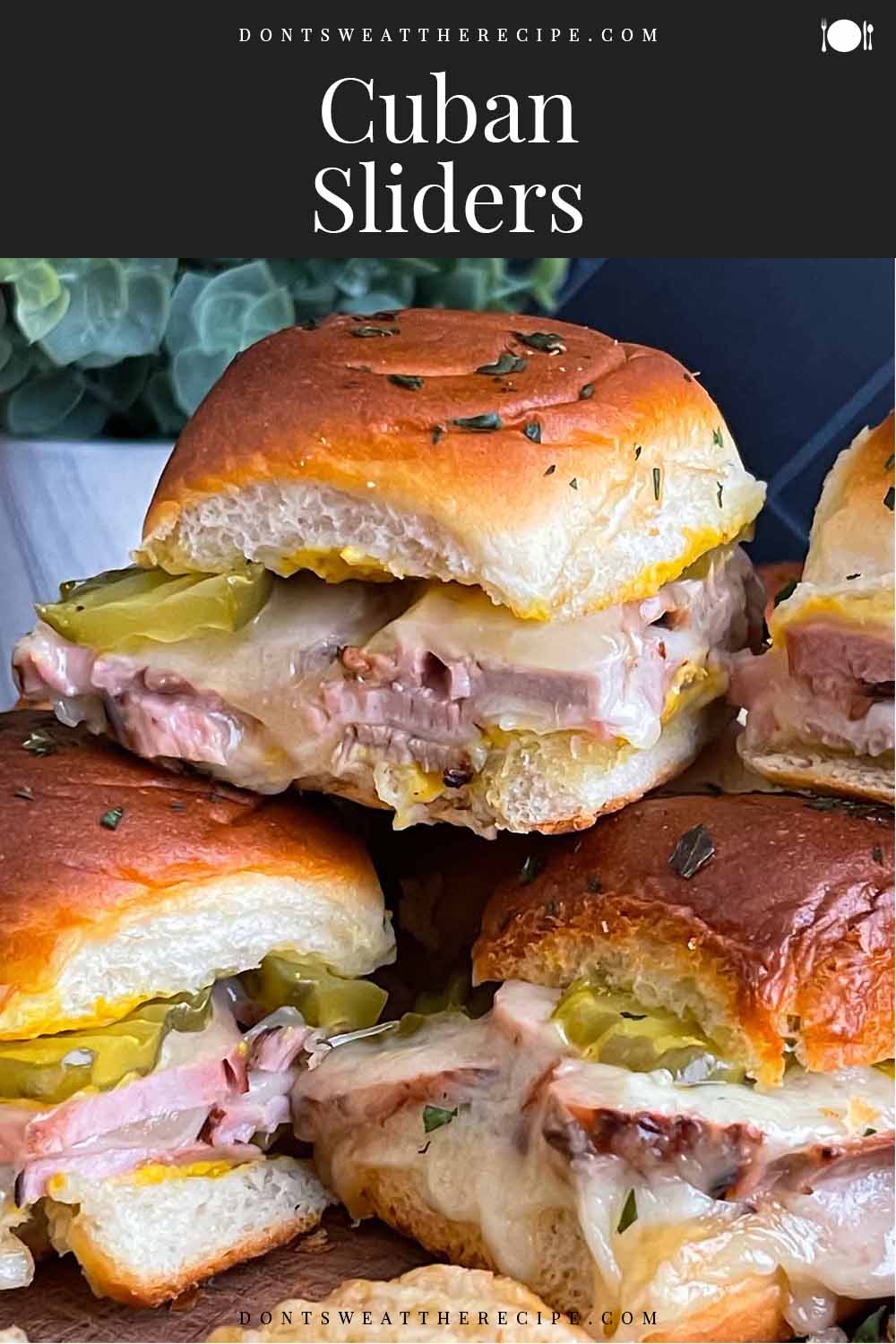 Grilled Pork Tenderloin Cuban Sliders - Don't Sweat The Recipe