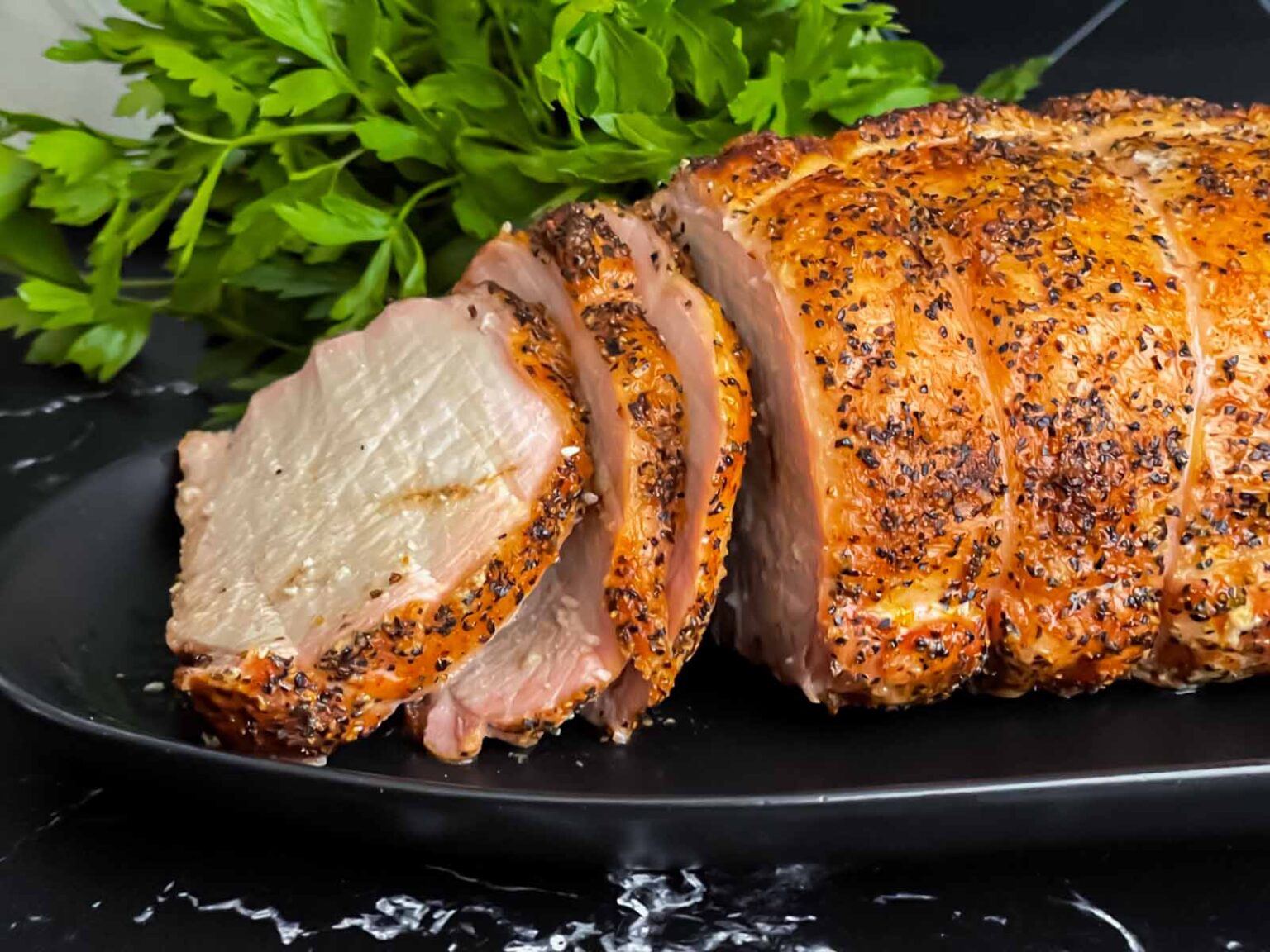 Texas Style Smoked Pork Loin - Don't Sweat The Recipe