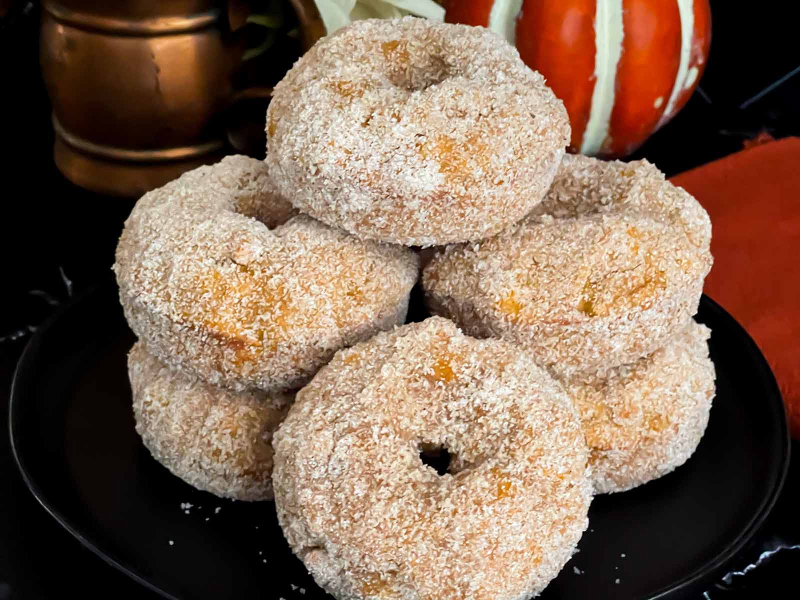 Baked Pumpkin Donuts - Don't Sweat The Recipe