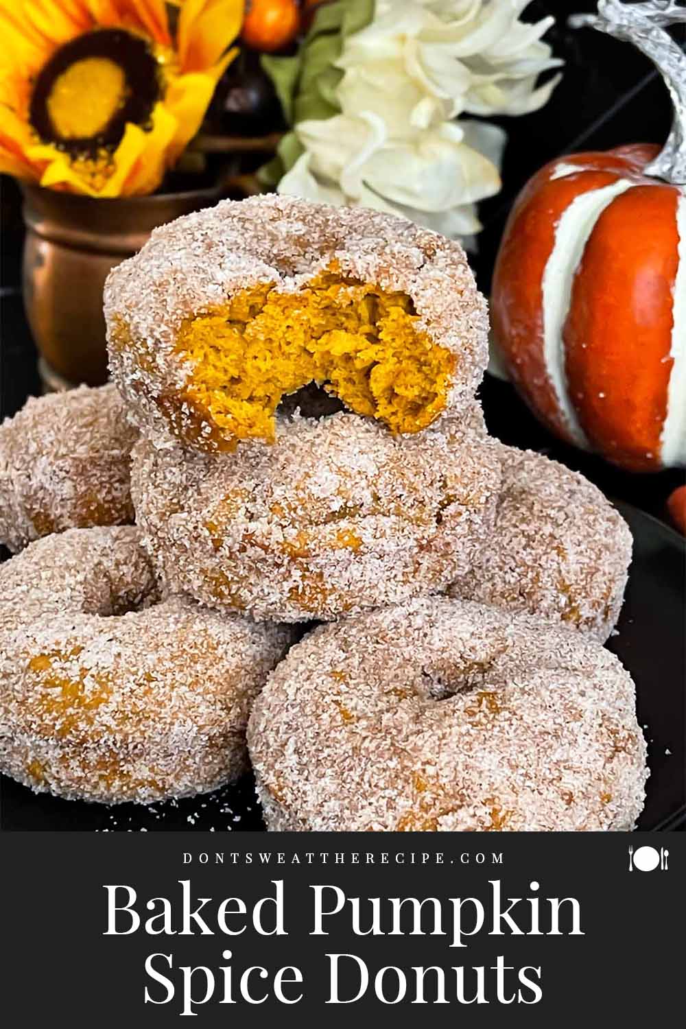 Baked Pumpkin Donuts - Don't Sweat The Recipe
