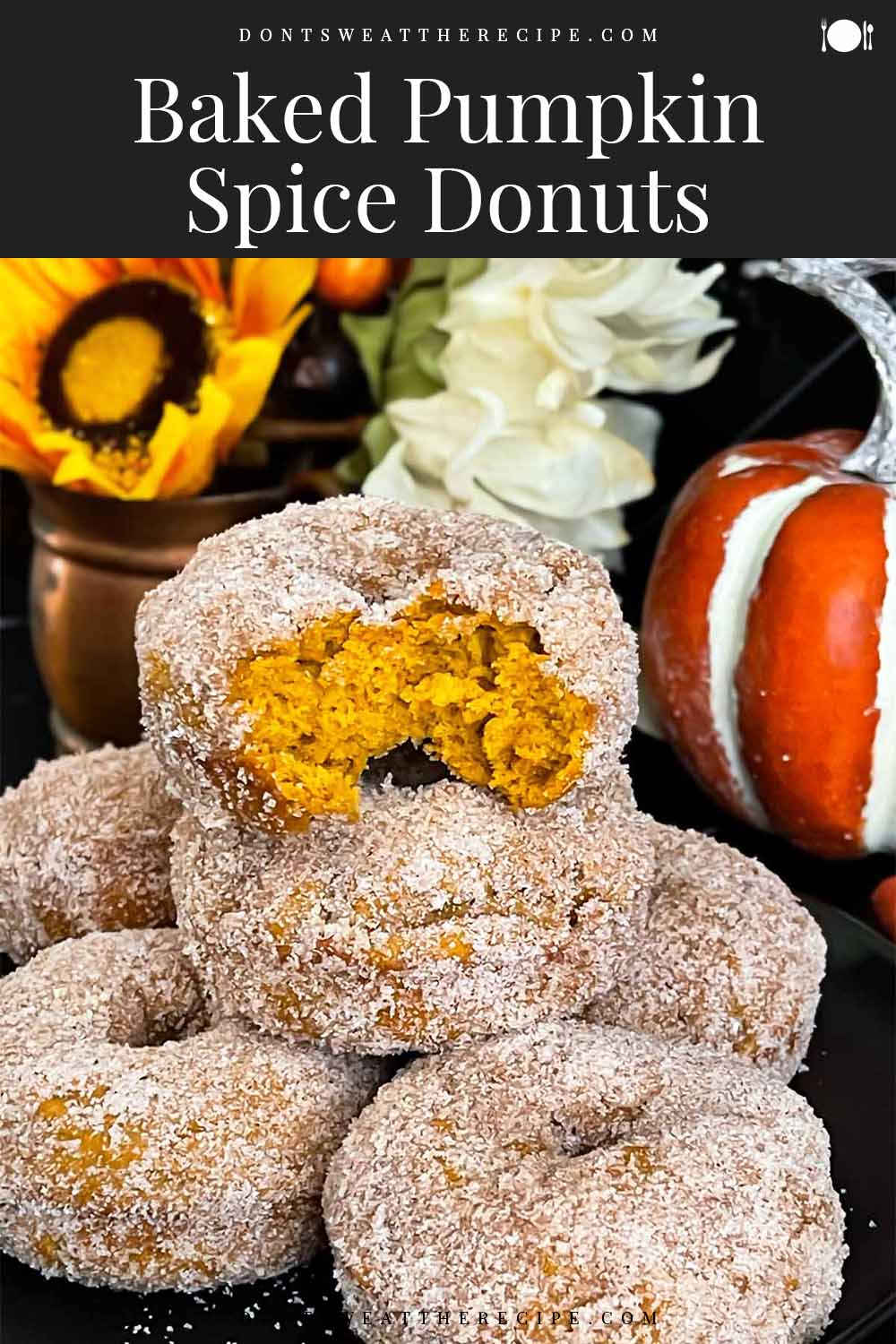 Baked Pumpkin Donuts - Don't Sweat The Recipe
