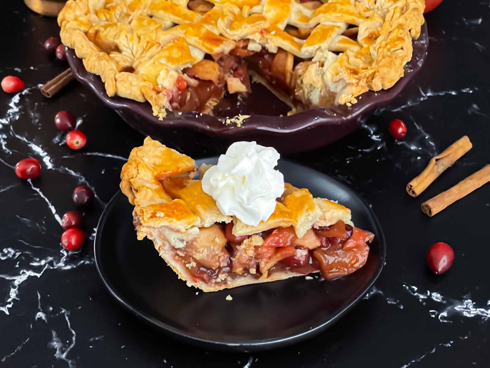 Cranberry Apple Pie - Don't Sweat The Recipe