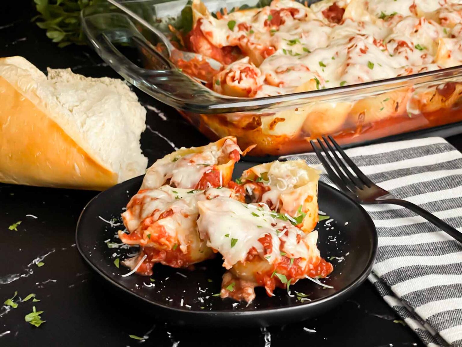 Italian Sausage Stuffed Shells - Don't Sweat The Recipe