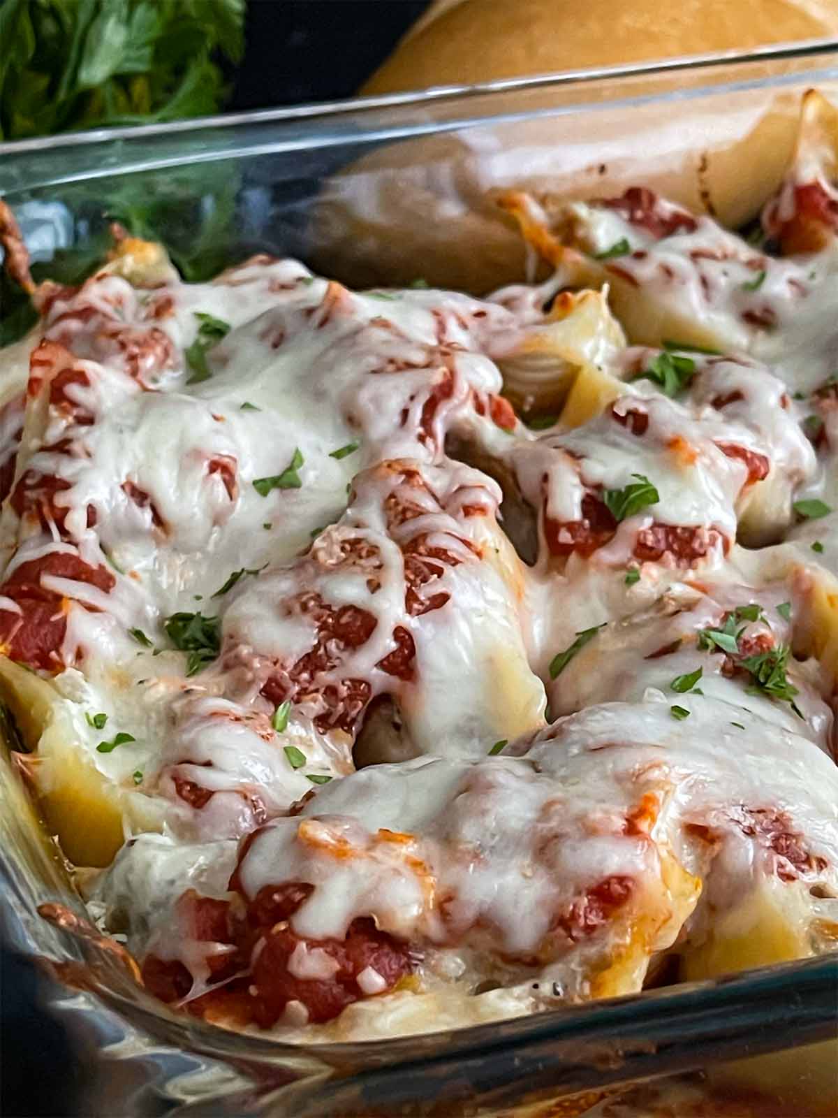 Italian Sausage Stuffed Shells - Don't Sweat The Recipe