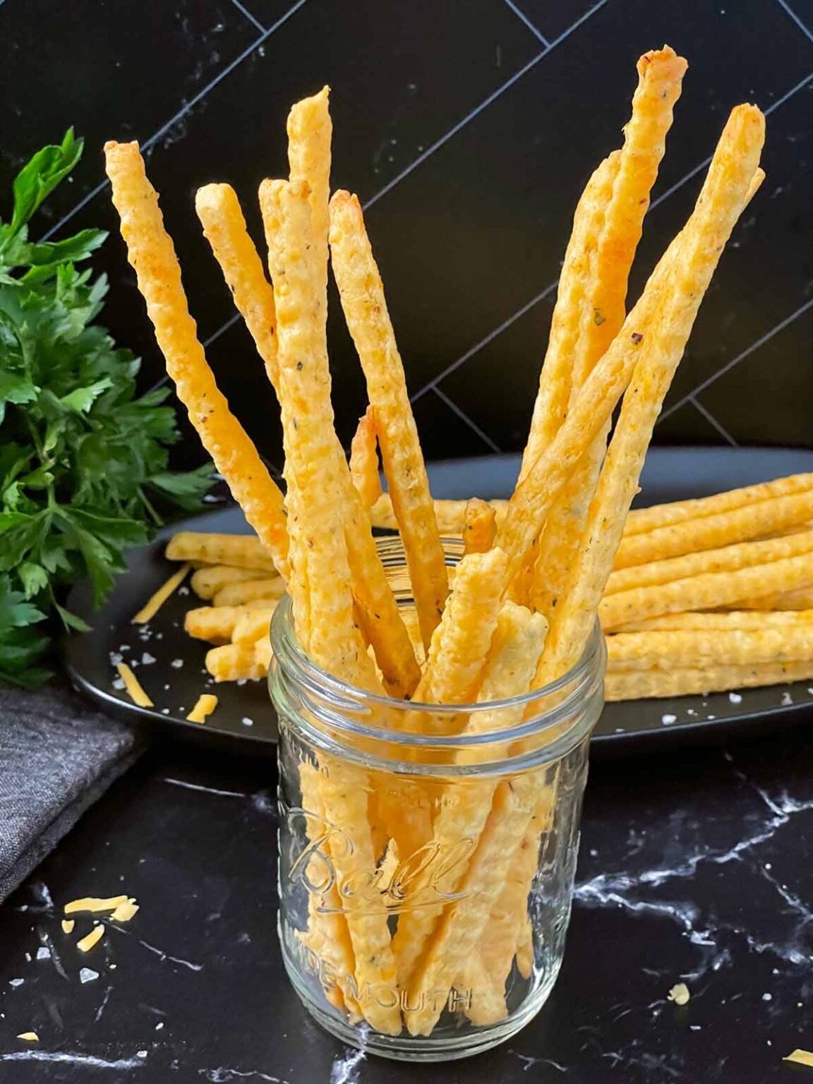 Cheddar Cheese and Herb Straws - Don't Sweat The Recipe