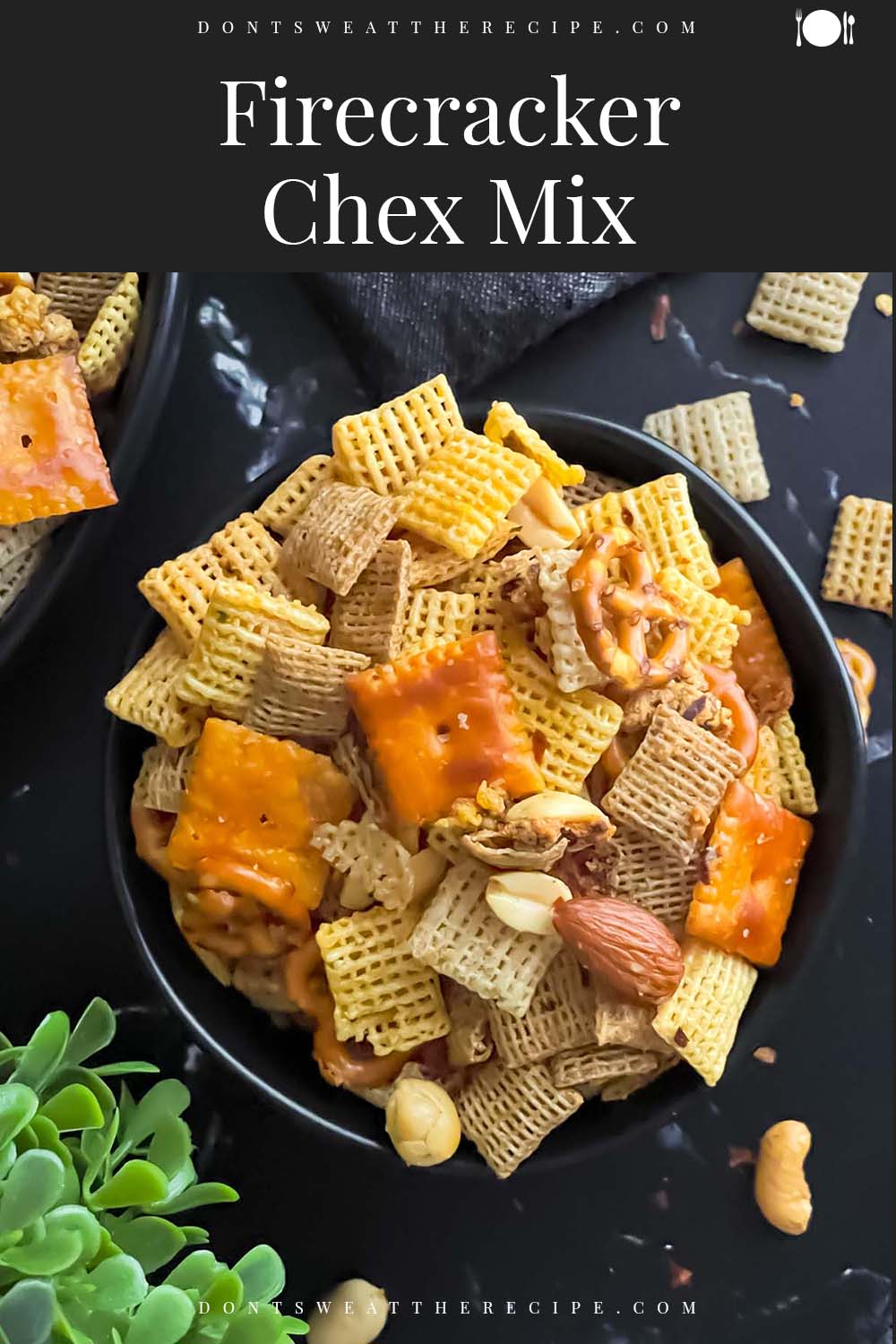 Firecracker Chex Mix (Spicy Snack Mix) - Don't Sweat The Recipe