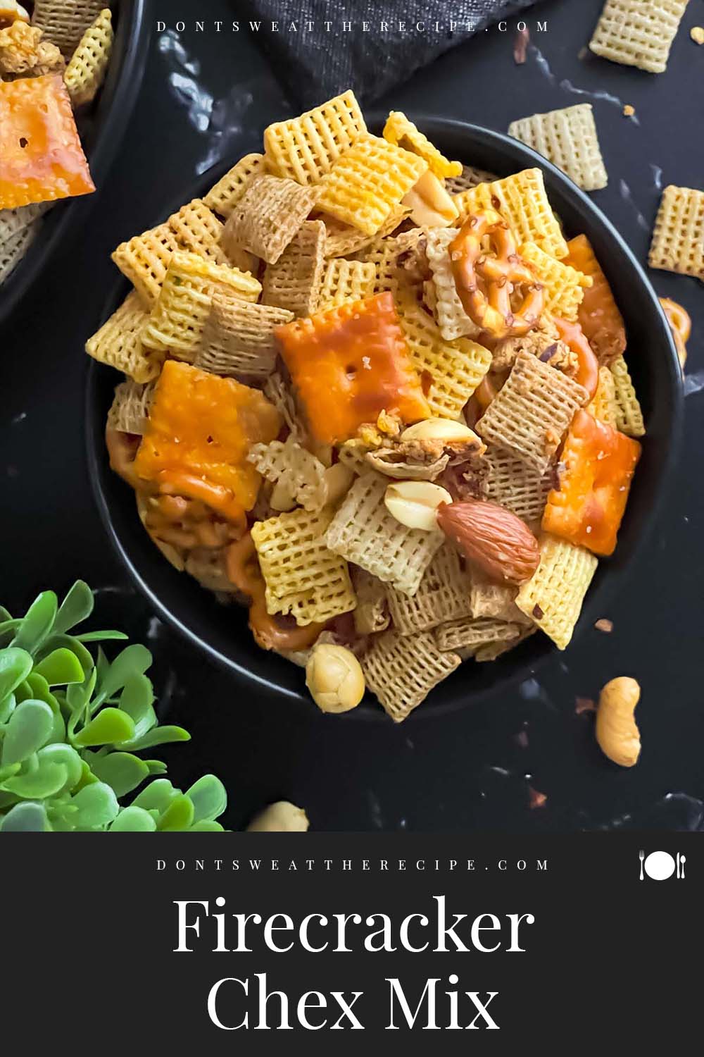 Firecracker Chex Mix (Spicy Snack Mix) - Don't Sweat The Recipe
