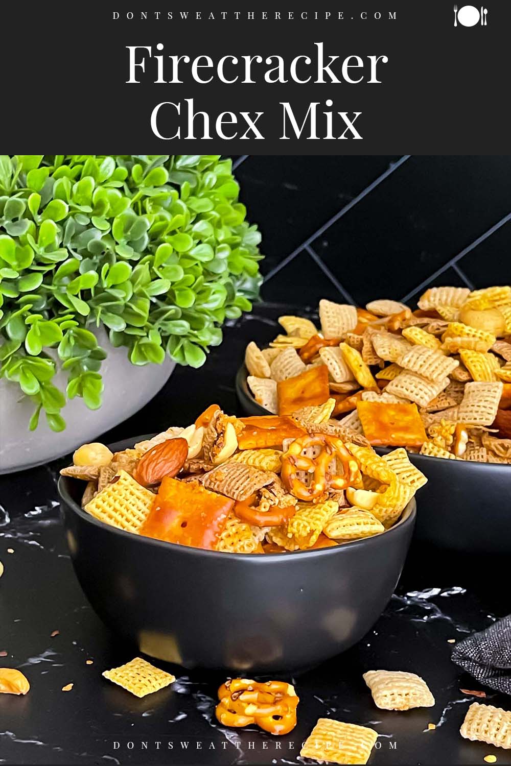 Firecracker Chex Mix (Spicy Snack Mix) - Don't Sweat The Recipe