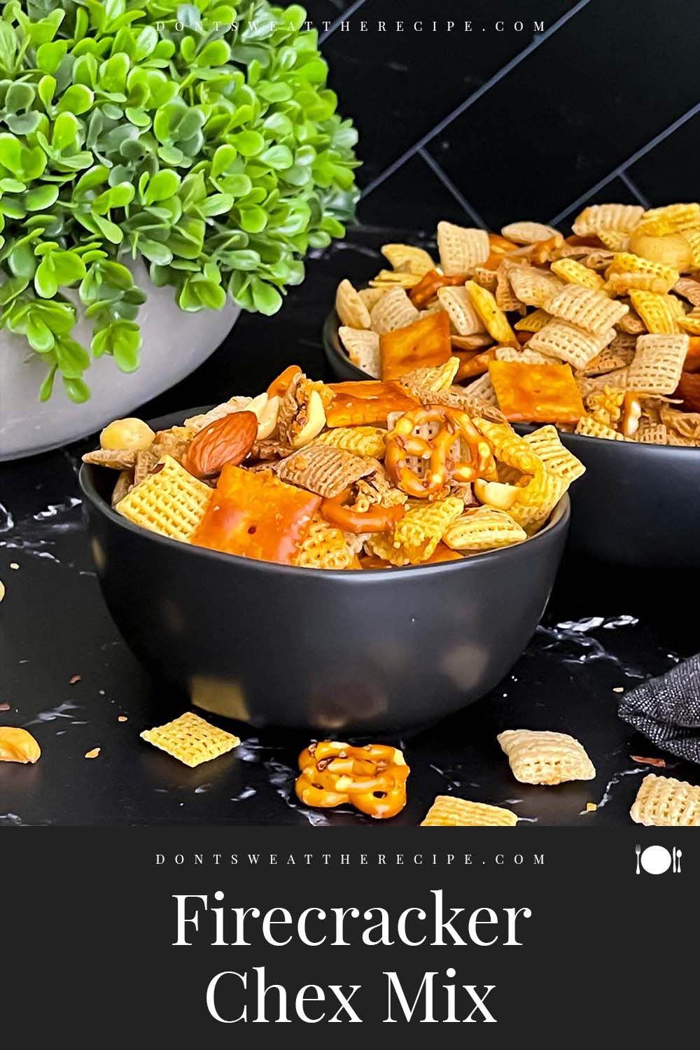 Firecracker Chex Mix (Spicy Snack Mix) - Don't Sweat The Recipe