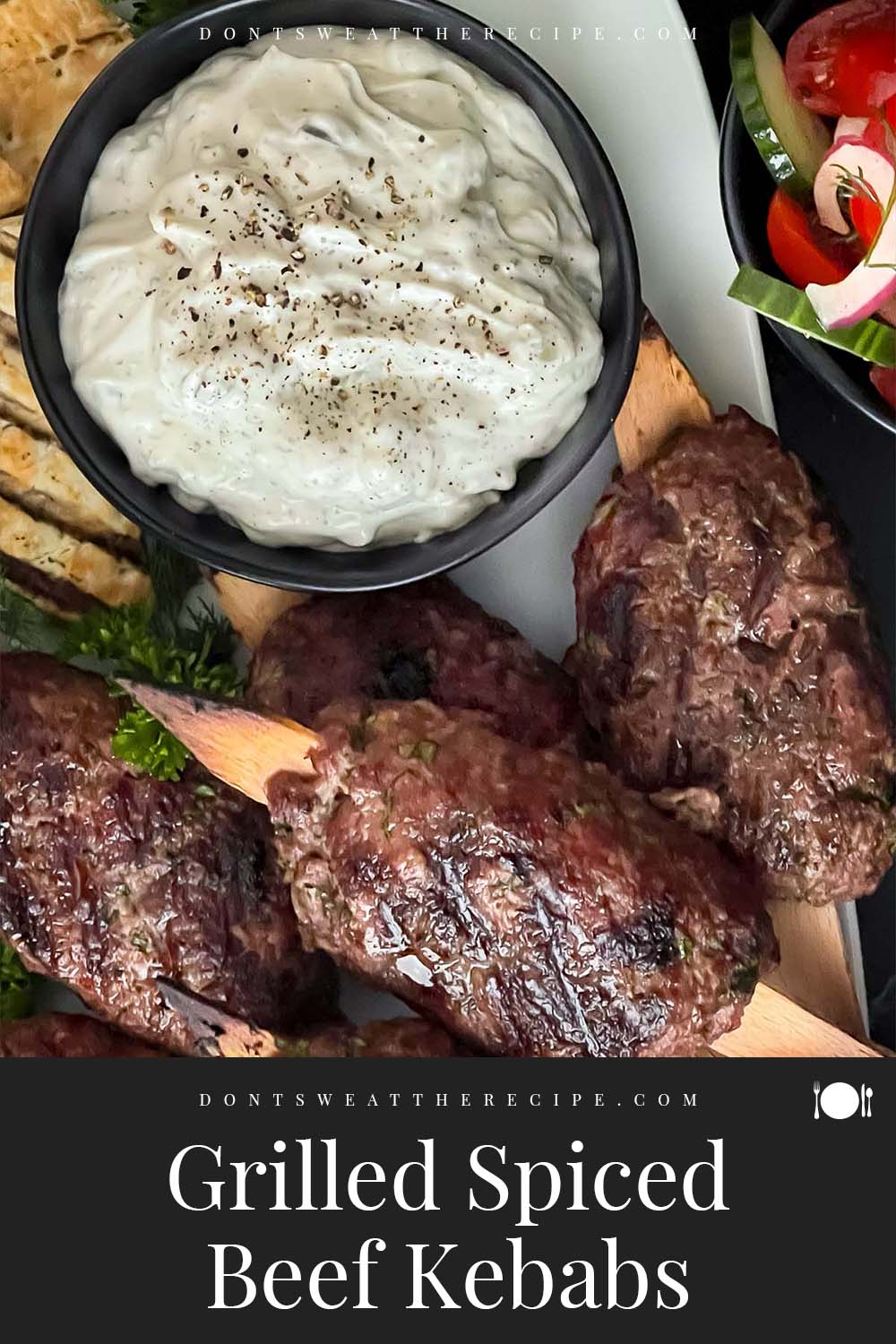 Grilled Spiced Beef Kebabs (Kofta) - Don't Sweat The Recipe