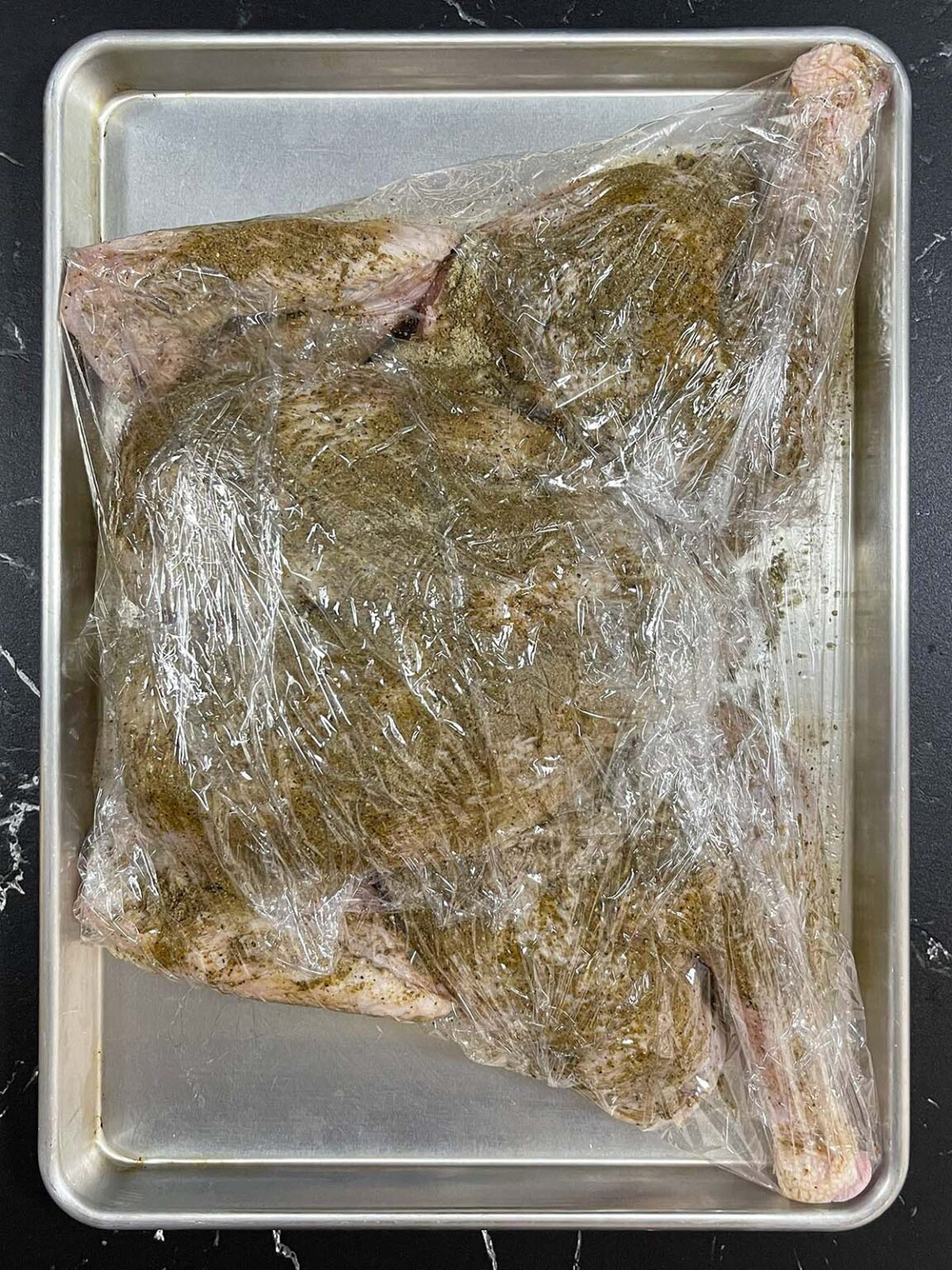 Spatchcock Turkey And Stuffing - Don't Sweat The Recipe